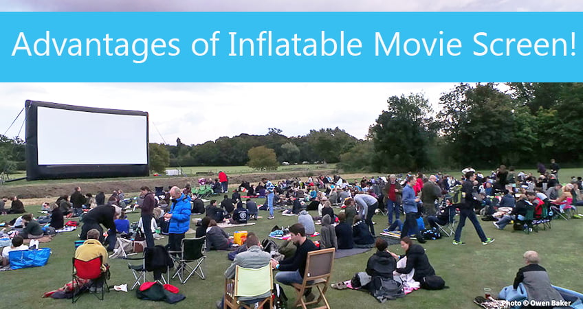 Advantages of Inflatable Movie Screen Technology - The Screen Hire Company